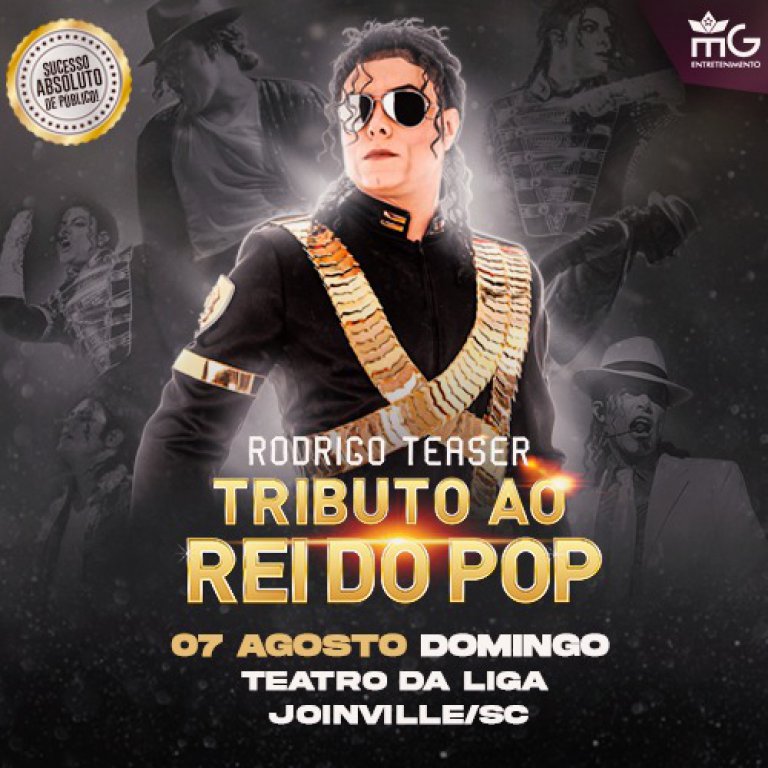 Rodrigo Teaser - Tributo ao Rei do Pop -JOI | Show | TicketCenter