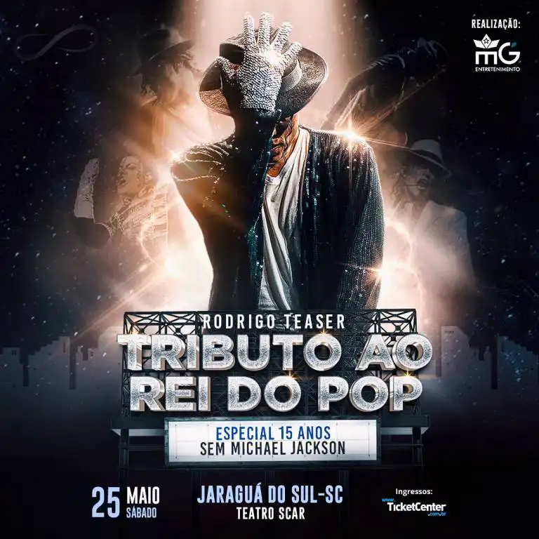 Rodrigo Teaser - Tributo ao Rei do Pop - JAR | Show | TicketCenter
